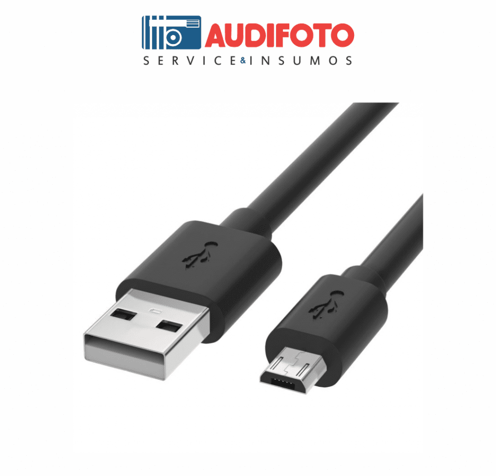 Cable Micro USB | AudiFoto Rosario. Servicio Técnico e Insumos Fotográficos